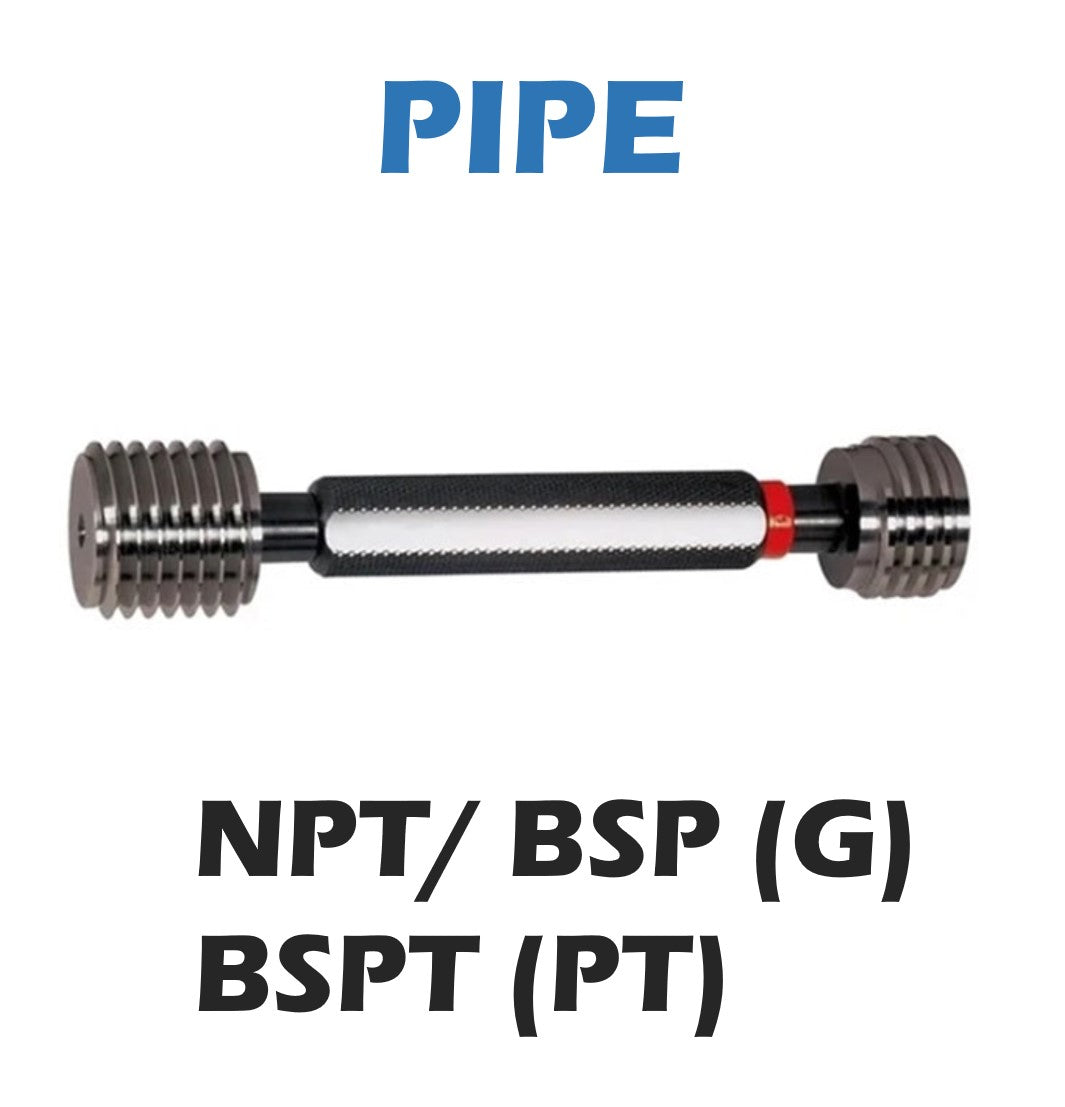 Plug Threading Gauge Unified NPT BSP (G) BSPT (PT) | HRC Quality Tools